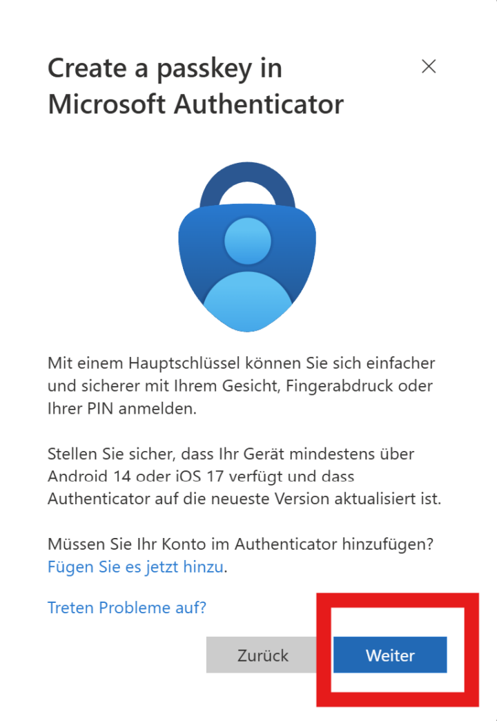Office365 Passkey mit Microsoft Authenticator App einrichten ...